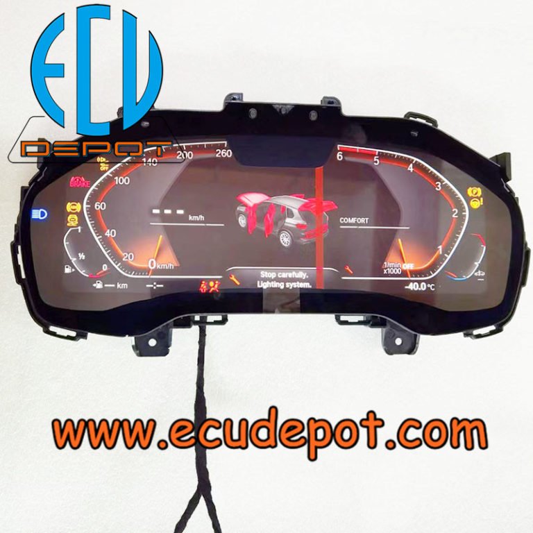 BMW G Series Car Cluster starting up simulator dashboard bench boot ...