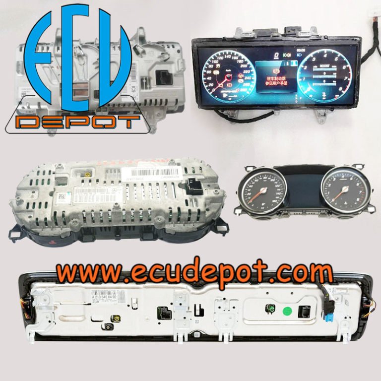 Mercede-Benz W205 C-Klasse W213 E-Klasse W222 S-Klasse cluster starting ...