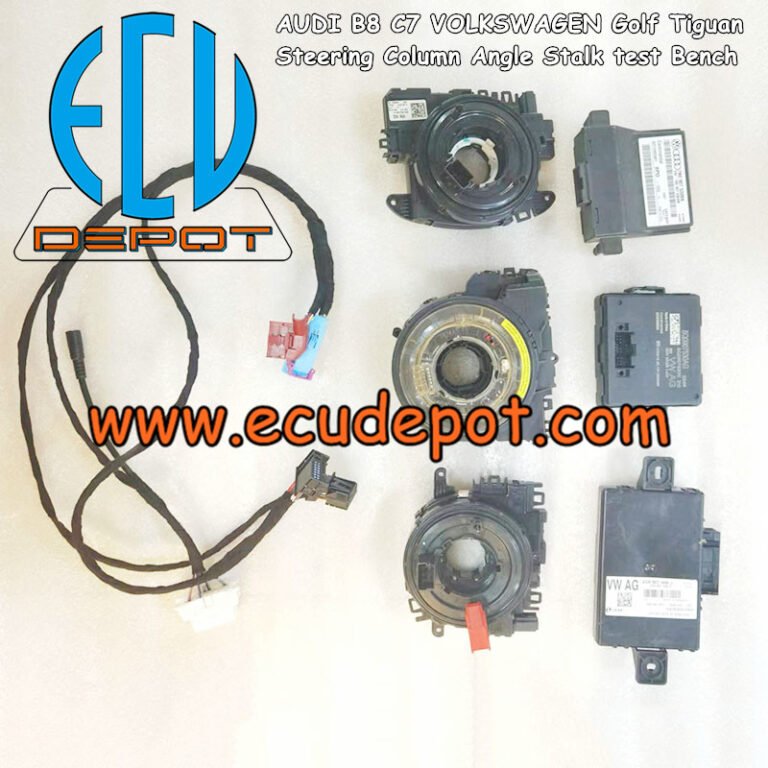 AUDI VOLKSWAGEN Steering column switch stalk module steering angle test ...