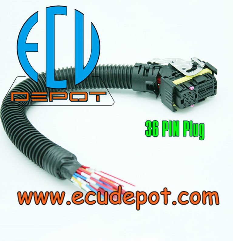 BOSCH EDC7 connector 89 PIN 16 PIN 36 PIN male connector plug cable set