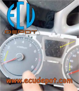 How to repair HYUNDAI ix35 tachometer speedometer not rotate can not ...