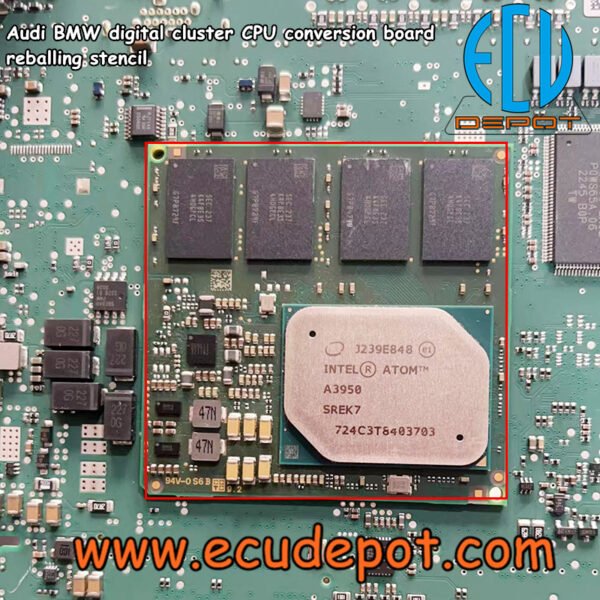 BMW Audi digital cluster MGU head unit CPU conversion board reballing ...