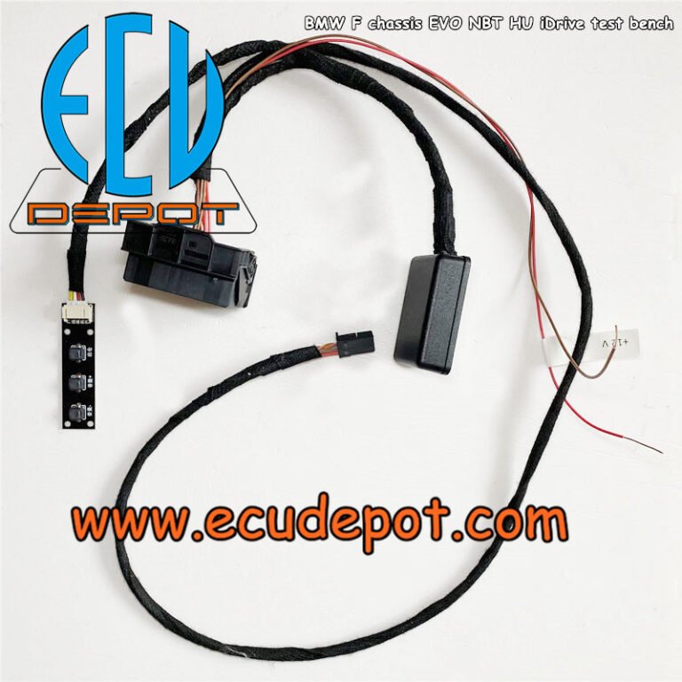 BMW F Series car iDrive system NBT NBT evo headunit test bench